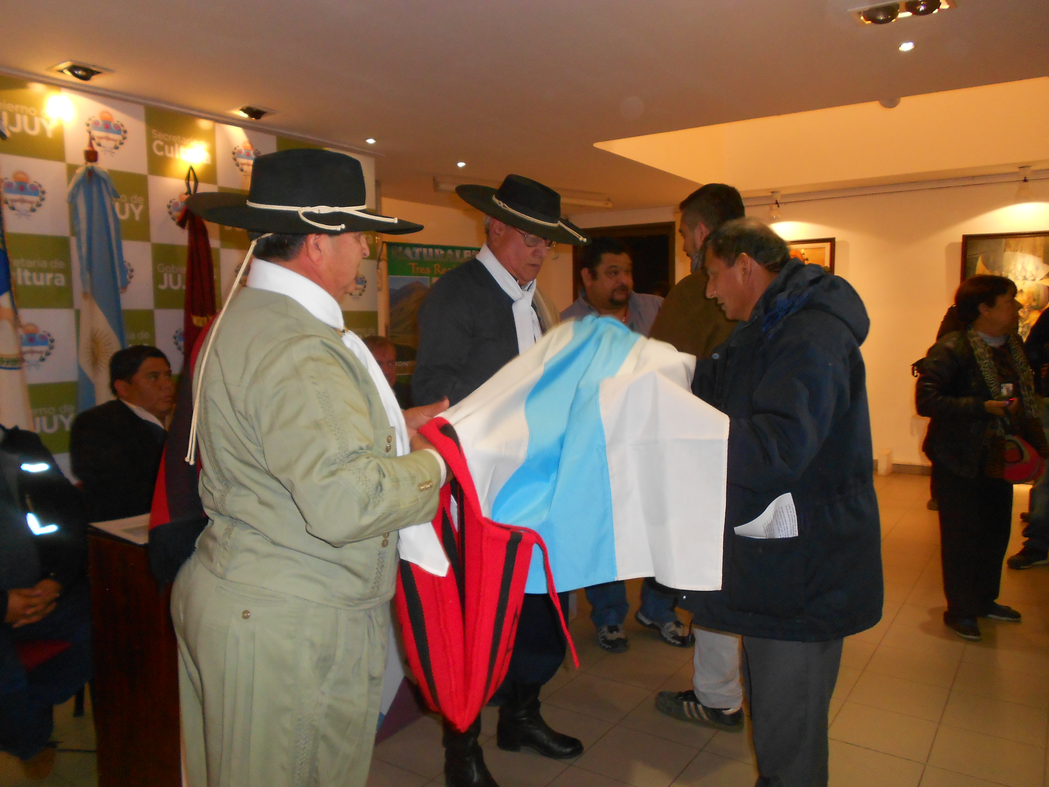 Acto de la Bandera de la "Macha" en Culturarte - Notinor Jujuy